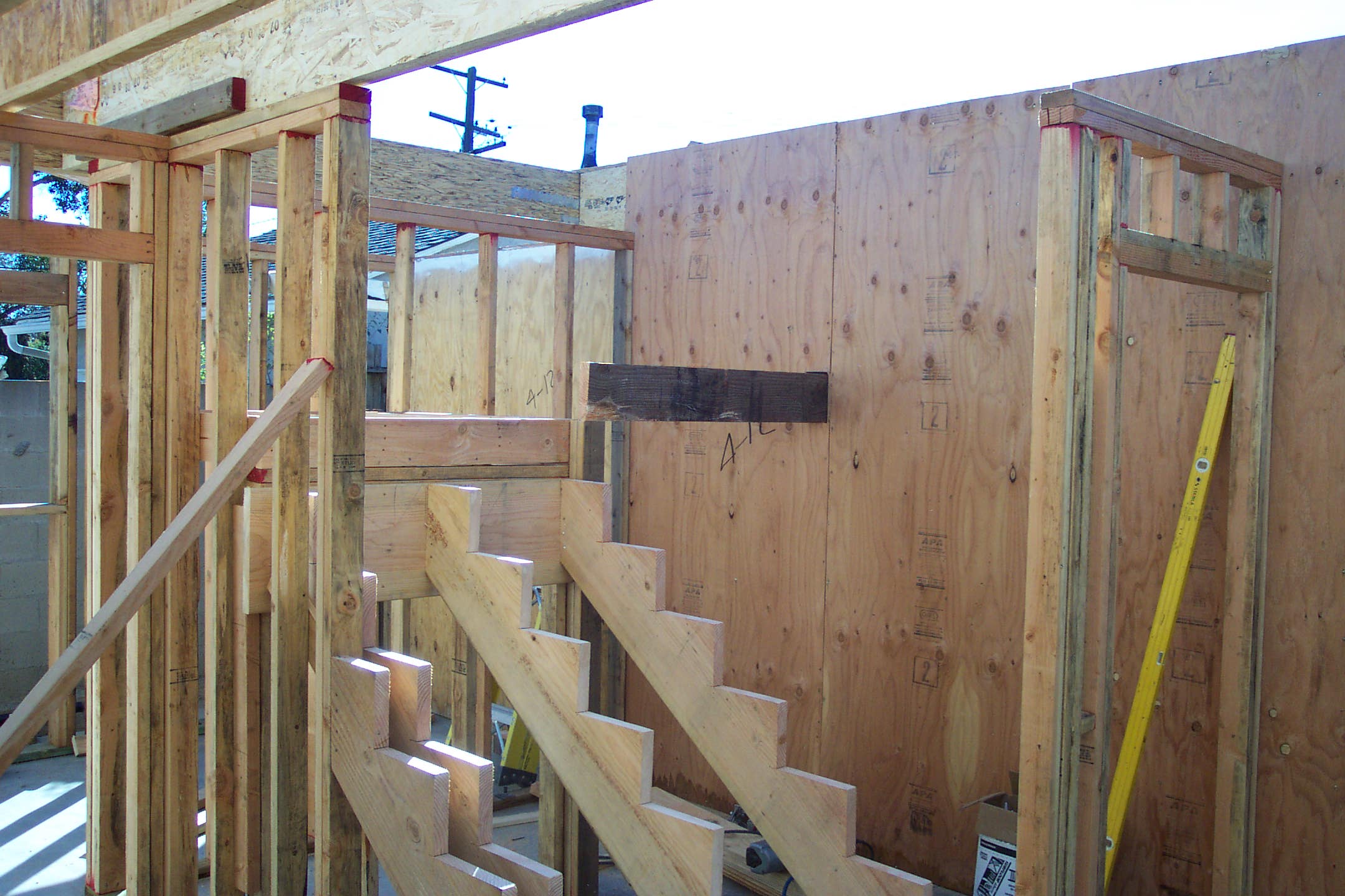 Stair Framing In Process
